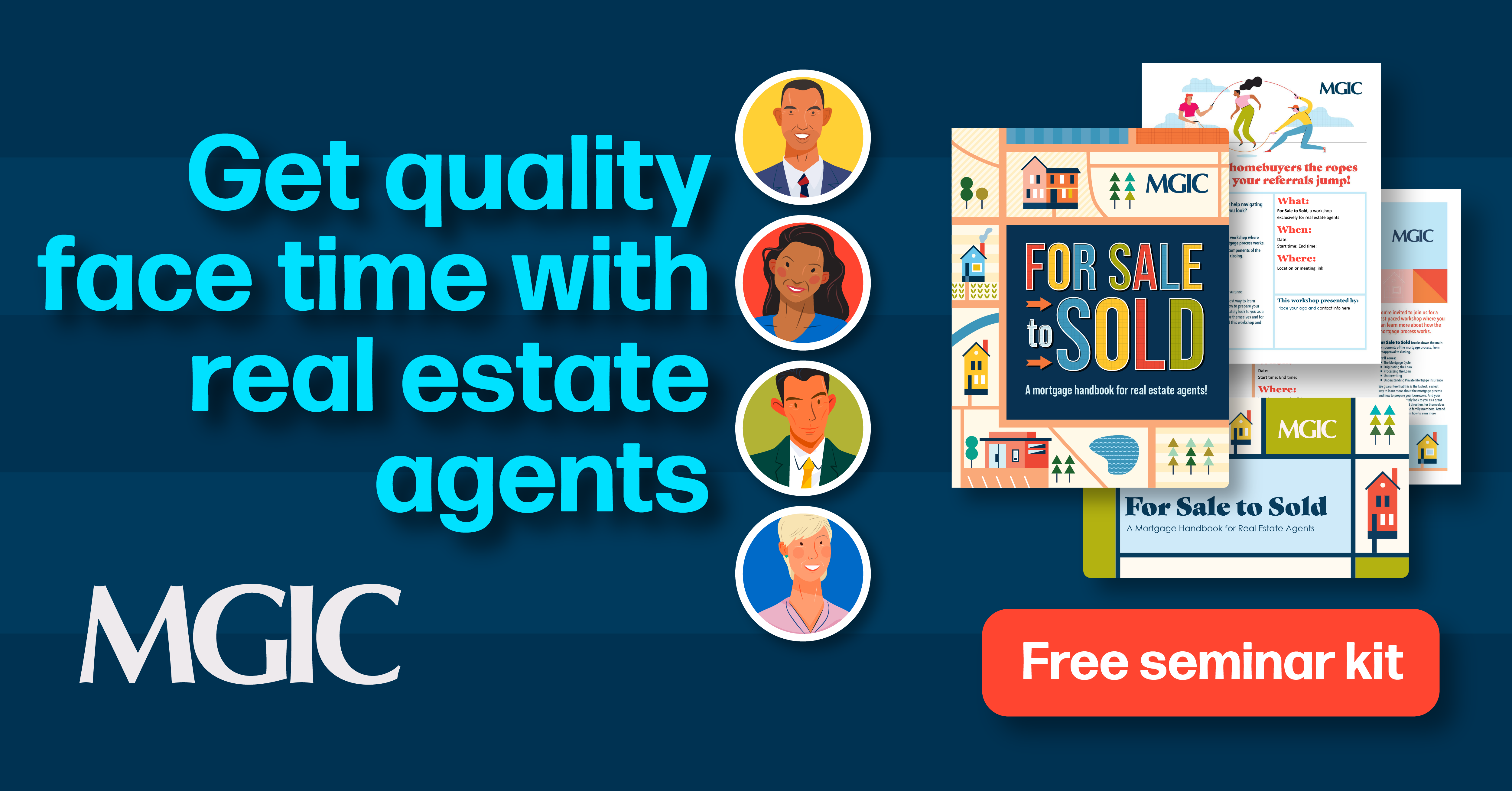 Reach out to real estate agents